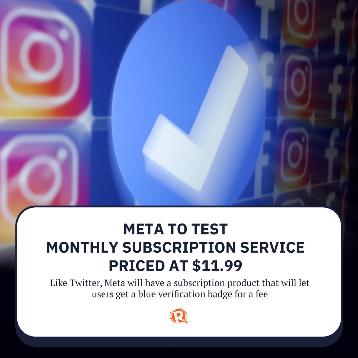 Meta Platforms is testing a monthly subscription service which will let ...