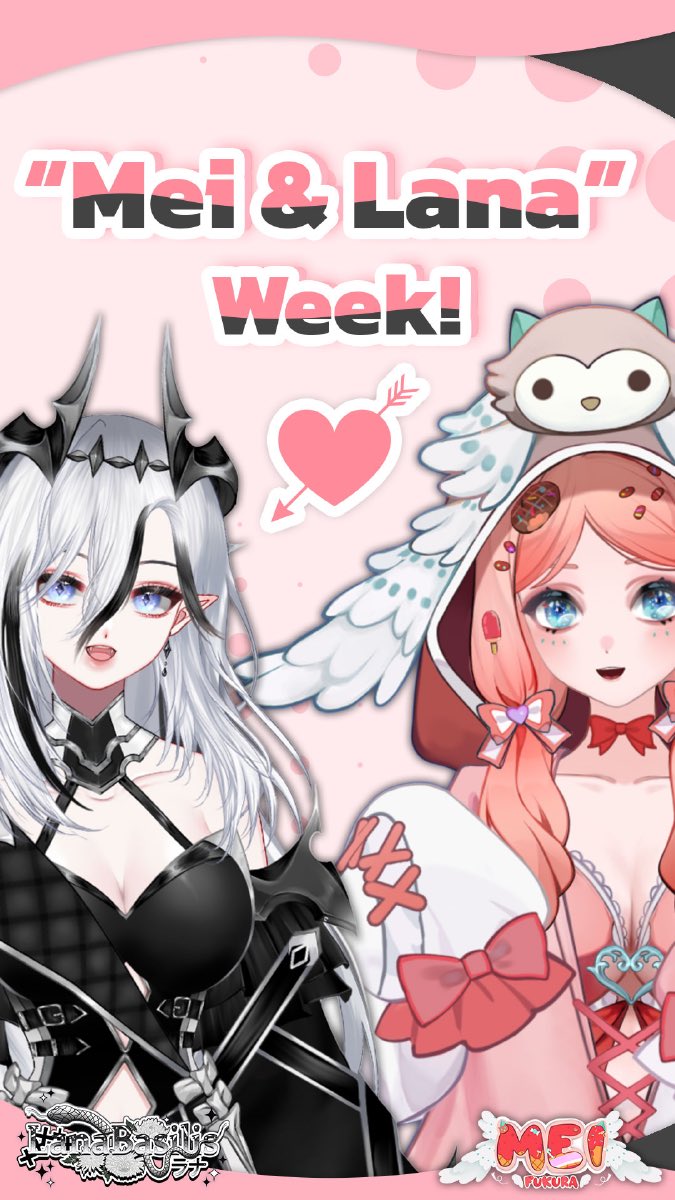 FUKURA MEI 🦉| vtuber on Twitter: "🔔แป๊งๆ🔔 มาเปิด “Mei & Lana week” แบบเป็นทางการค่ะ ก็จะเป็น ...