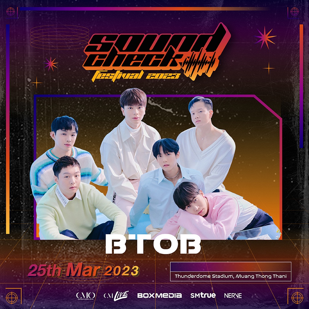 CM Live on Twitter: "Let’s hear the MELODY! Welcome BTOB to Sound Check Festival. 📅 See you on ...