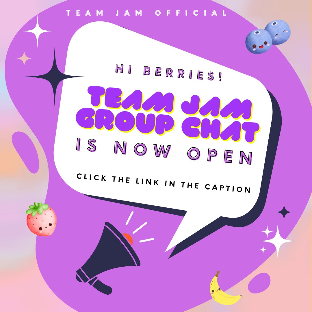 alpha boys for ppop on Twitter: "RT @TeamJAM_OFC: [‼️ ANNOUNCEMENT] • 022023 🍓🫐🍌 Hi BERRIES ...