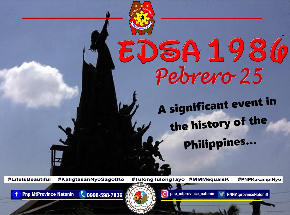 Police Community Affairs and Development Group on Twitter: "RT @PNPNatonin: The People Power ...