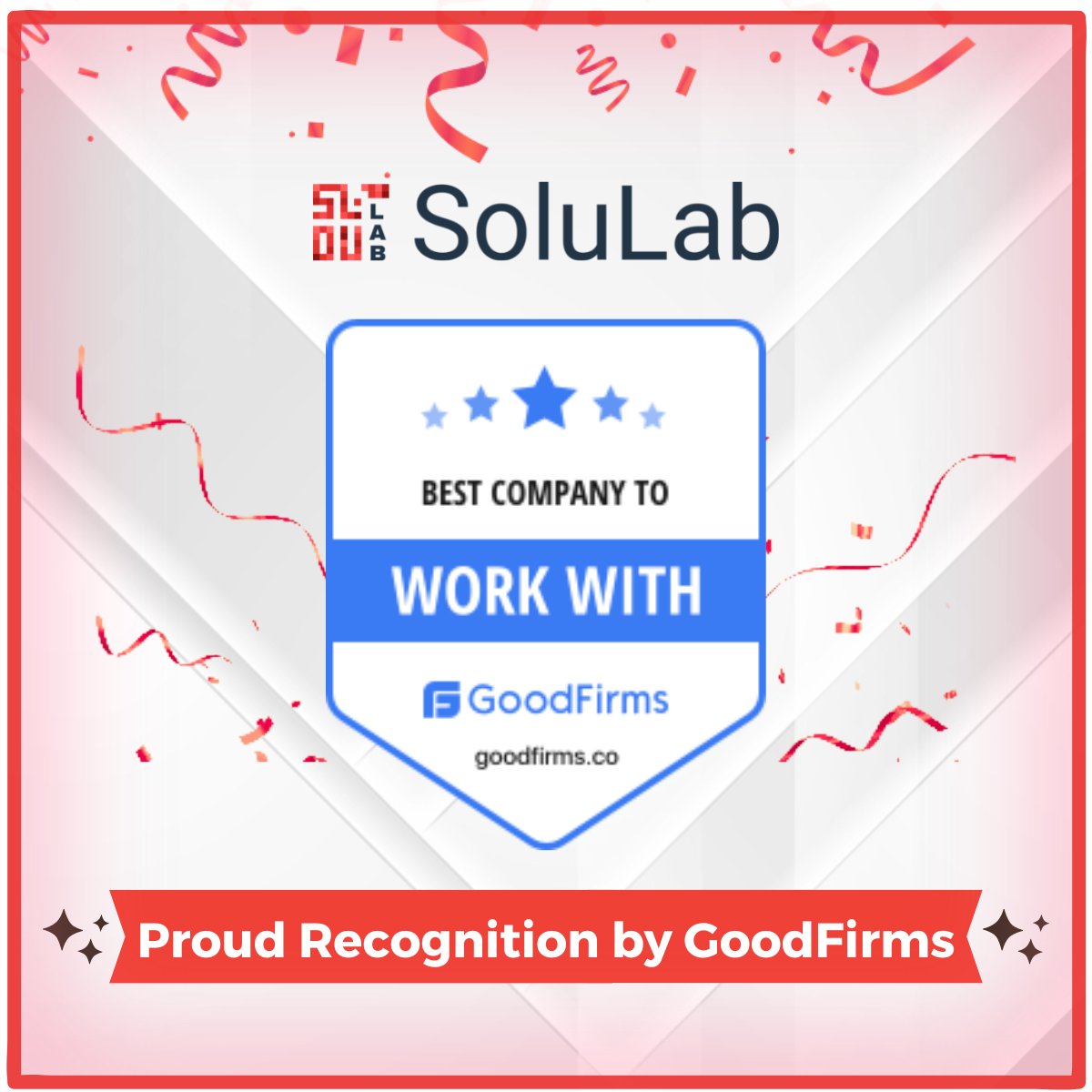 SoluLab on Twitter: "We are thrilled to announce that Solulab has been recognized as the best ...