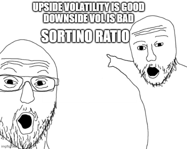 Robot James 🤖🏖 on Twitter: "In general, hoping to distinguish "upside" and "downside" volatility ...