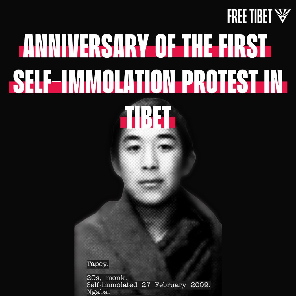 Free Tibet On Twitter Today Marks The 14th Anniversary Of The First