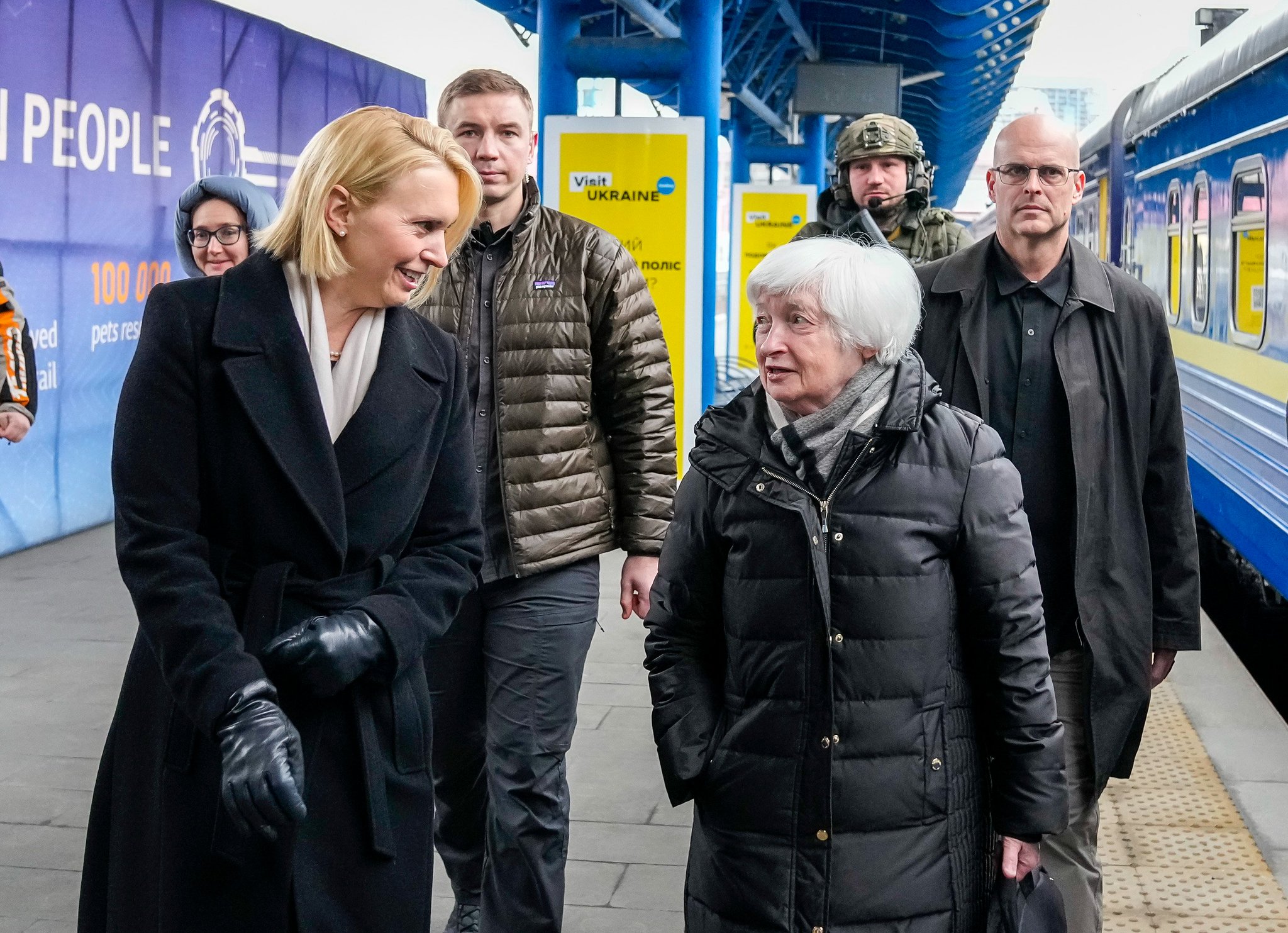 Secretary Janet Yellen on Twitter: "Following @POTUS’s visit to Ukraine, I'm in Kyiv to reaffirm ...