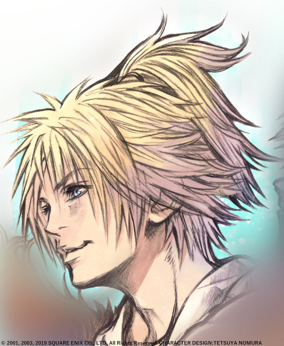 Noisy Pixel on Twitter: "Tetsuya Nomura Previews New Artwork of Final Fantasy X Protagonist ...
