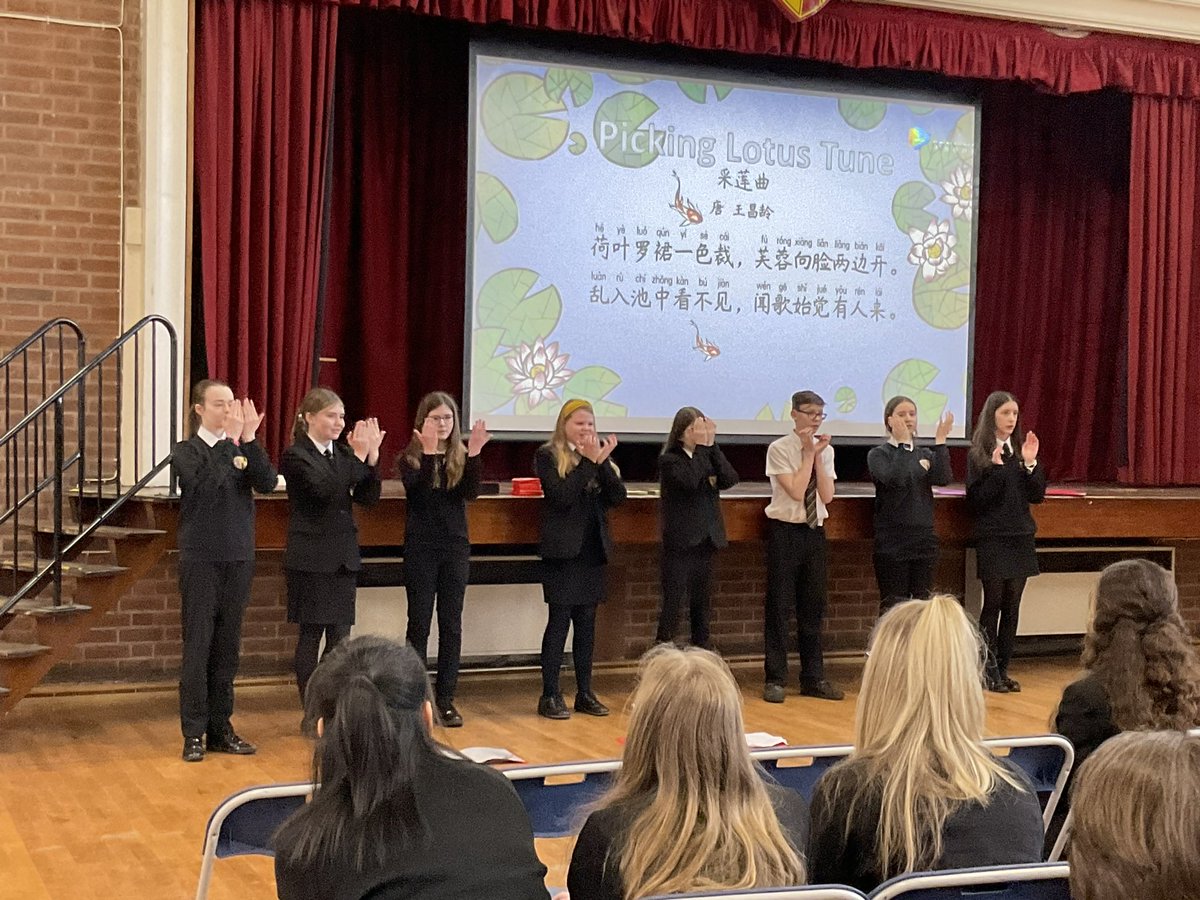 Howden School Languages on Twitter: "The Chinese Whispers Choir at Howden School performed in ...