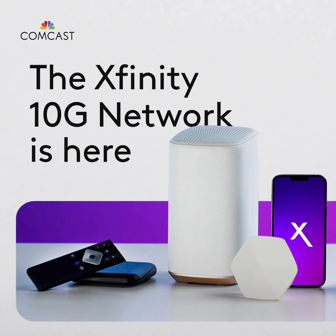 Comcast on Twitter: "⬆️ Greater capacity. More reliability. 🚀 Multi-gig speeds. That’s the ...