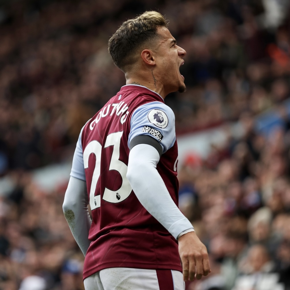 Aston Villa on Twitter: "Back on the scoresheet. 🎯 @Phil_Coutinho https://t.co/J2WiKhL25H" / Twitter