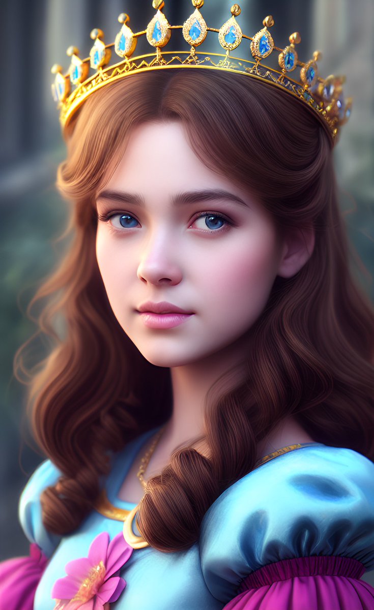 Behold the stunning beauty of this princess! With grace and elegance ...