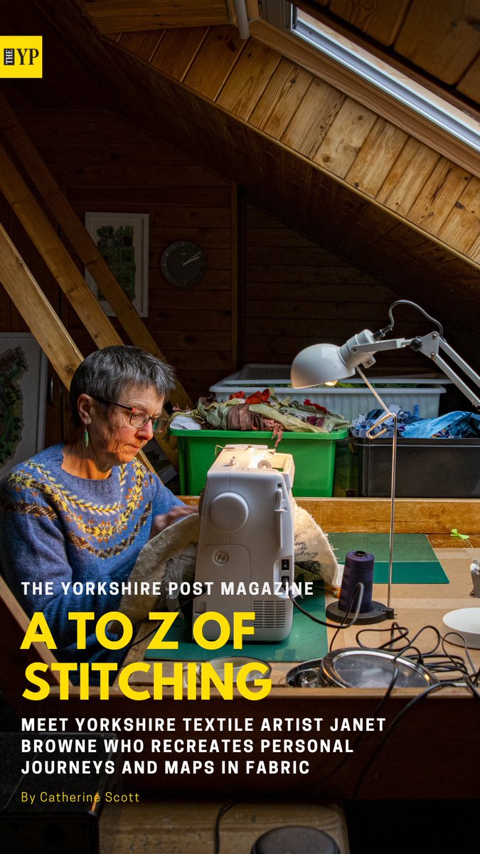 Meet Yorkshire textile artist Janet Browne who recreates personal ...