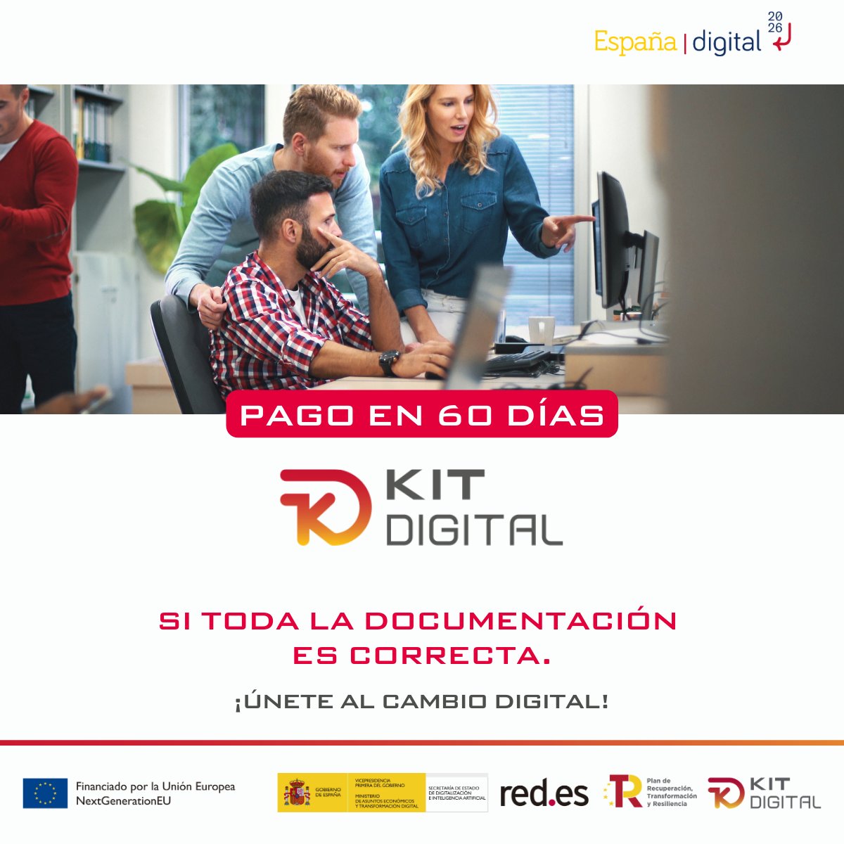 Red.es on Twitter: "🔴¡Seguimos trabajando para reducir los tiempos de #KitDigital! 👉Una vez que ...