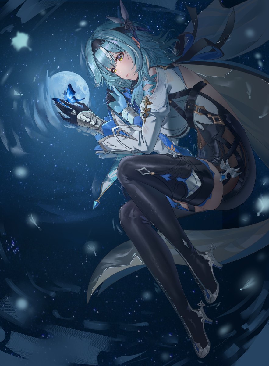 GenshinImpact FanArts on Twitter: "#GenshinImpact #原神イラスト #原神 #エウルア #优菈 #Eula Credits：兔贰TM from ...