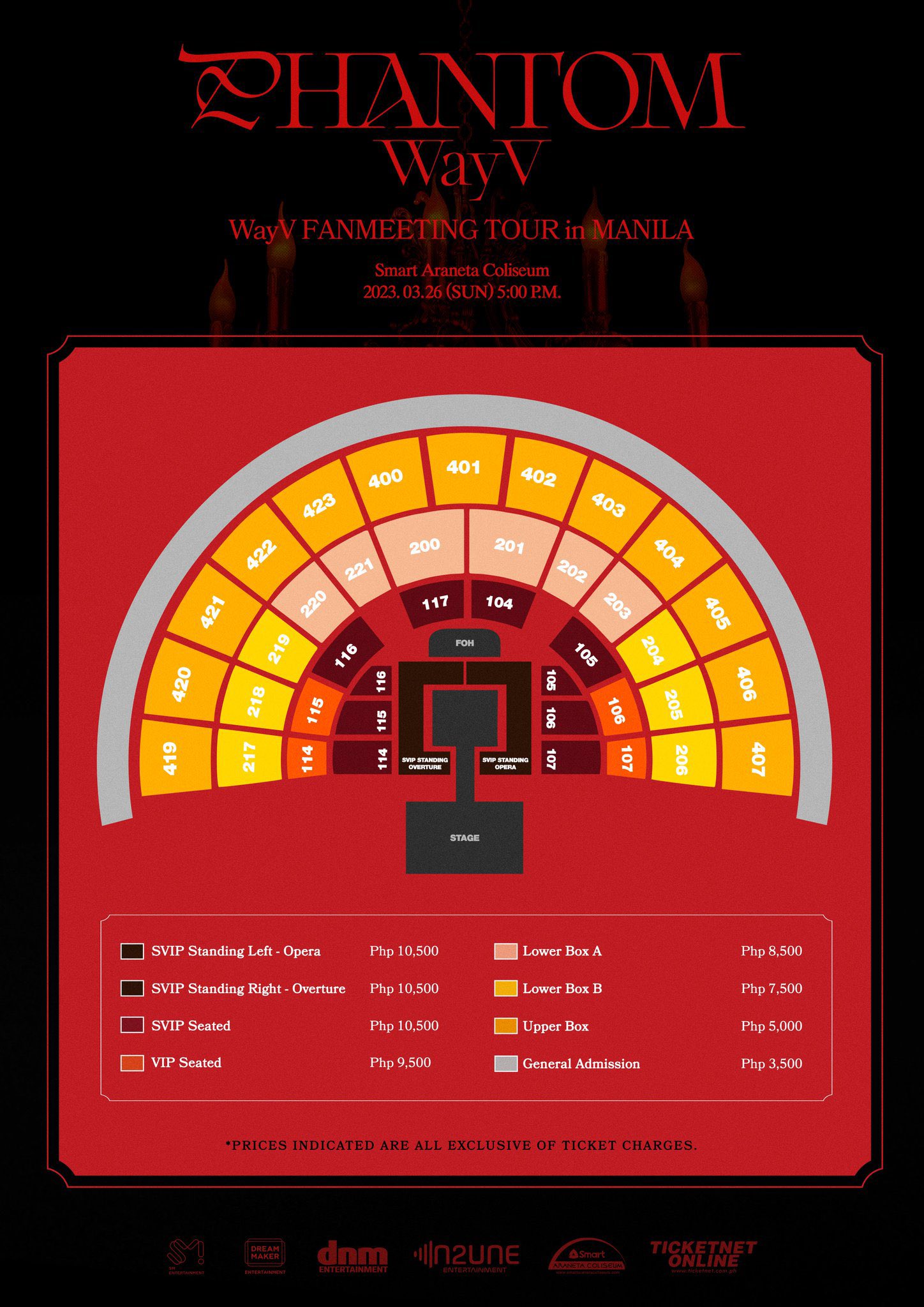 Philippine Concerts On Twitter Seat Plan Ticket Prices And Fan