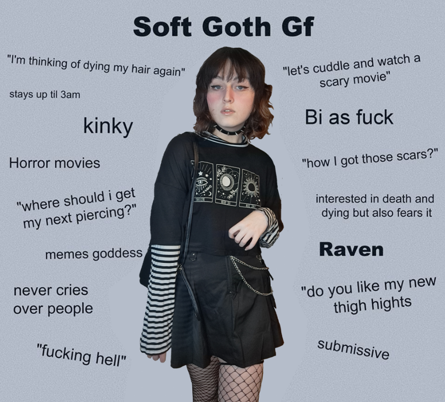 Raven 🏳️⚧️🐶 On Twitter Anyone Want A Soft Goth Gf 🖤 Vrfyfhvveg Twitter