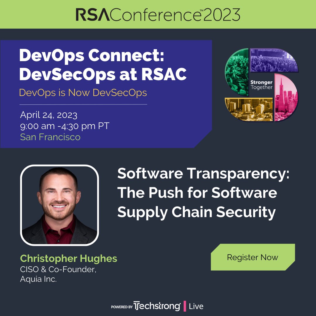 DevOps.com on Twitter: "Christopher Hughes, CISO & co-founder at Aquia Inc., joins us at # ...
