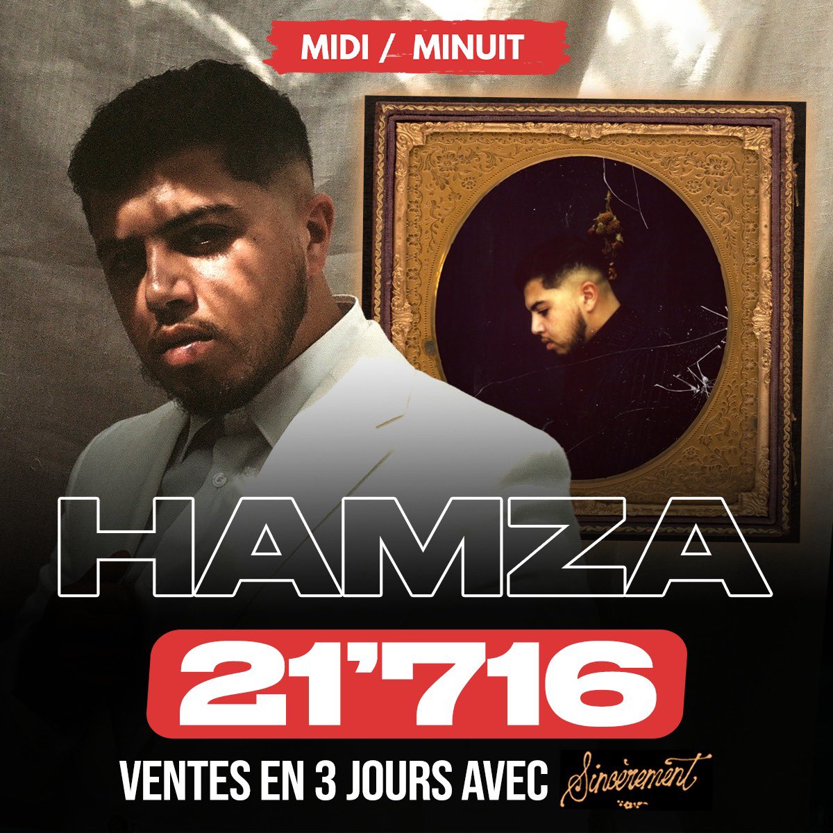 M. AED on Twitter: "RT @midiminuit__: 🚨 HAMZA vend 21 716 exemplaires en 3 jours avec ...