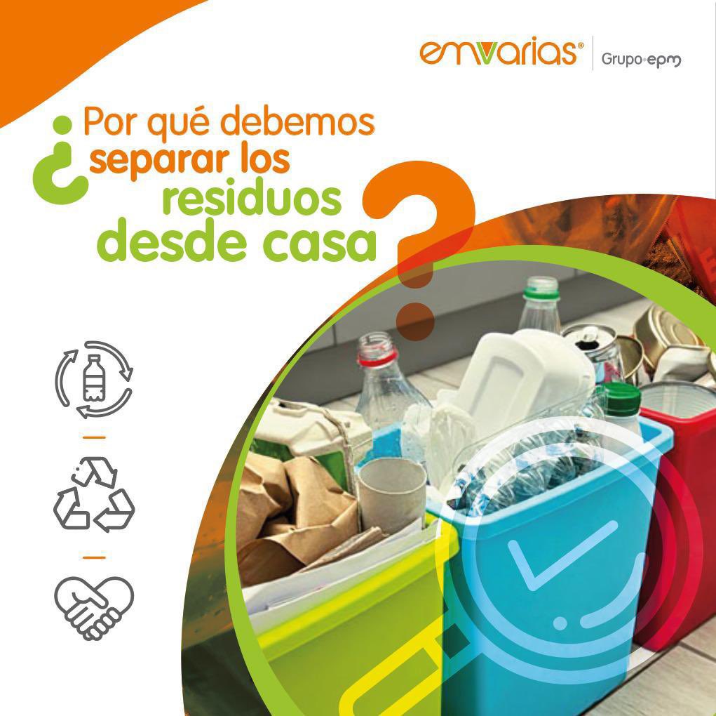 Emvarias Grupo EPM on Twitter: "A la recurrente pregunta sobre el porqué debemos separar los ...