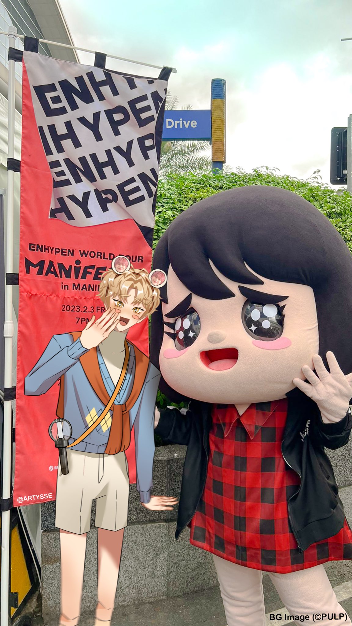 미카 & Shion saw enha ♡ on Twitter: "POV: Shion is your concert buddy PART 2 - A fanart thread (1/ ...