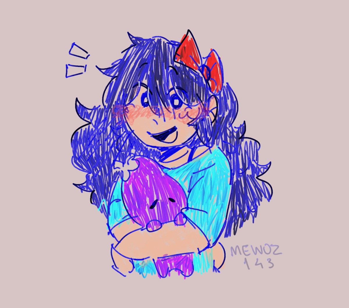 Mincy/ Bobble | PLEASE DONATE TO 🇹🇷| on Twitter: "RT @MEWOZ143: auby doodle for a warm up... as ...