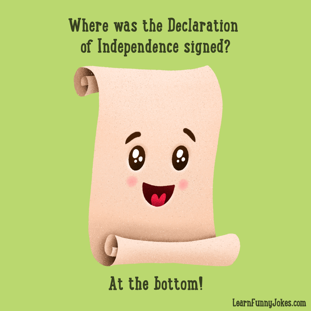 Declaration Of Independence Funny