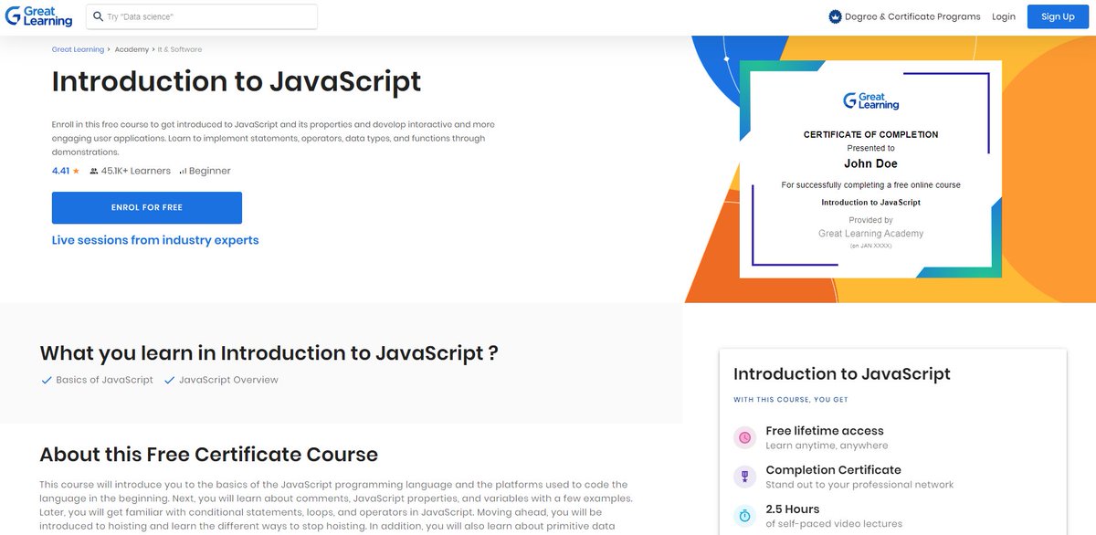 5 Free JavaScript certifications to add to your resume (start learning ...