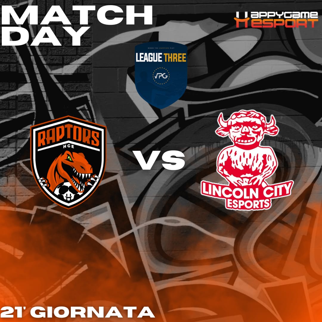 HGE RAPTORS on Twitter: "📌MATCHDAY 🏆@OfficialVPG - L3 21ª GIORNATA 🕥 22:00 🏡 🆚 @lincoln_esports ...