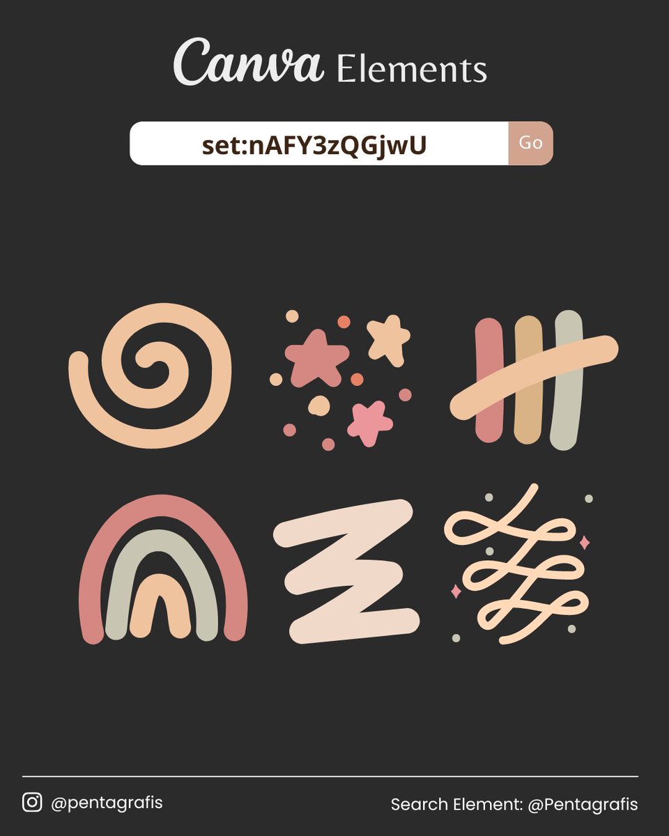 Canva Element Update 🌸 on Twitter: "Cute doodles 💞 Search code⤵️ set:nAFY3zQGjwU Click this link ...