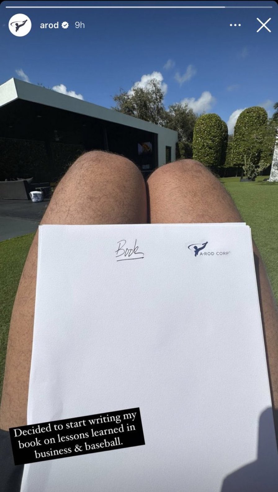 Barstool Sports on Twitter: "Arod on page 1 of his book. Let him cook!!! https://t.co/QMcV7rMwNh ...