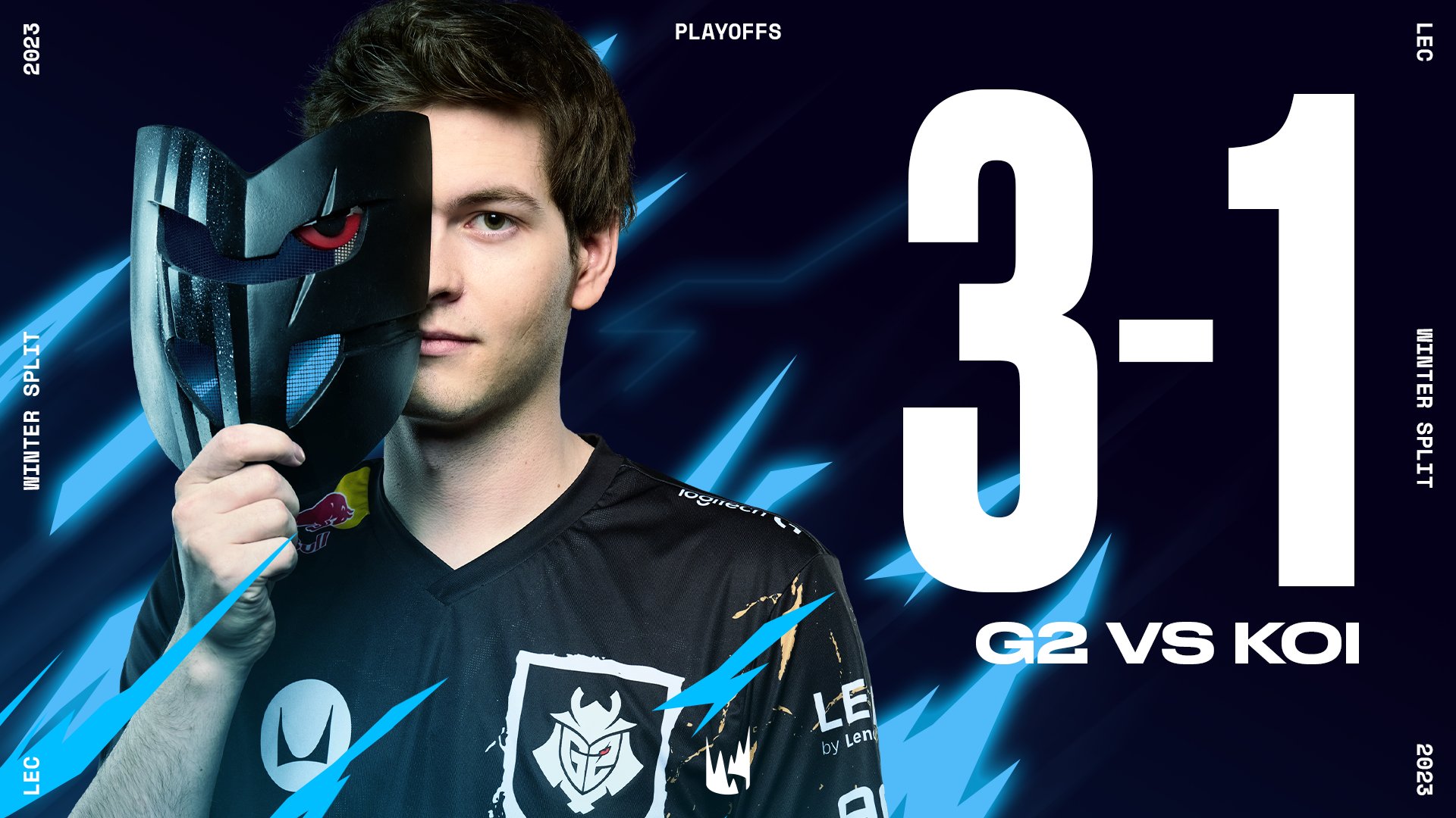 LEC on Twitter: "WELCOME TO THE FINAL: @G2League defeat @KOI and advance to the #LEC Winter ...