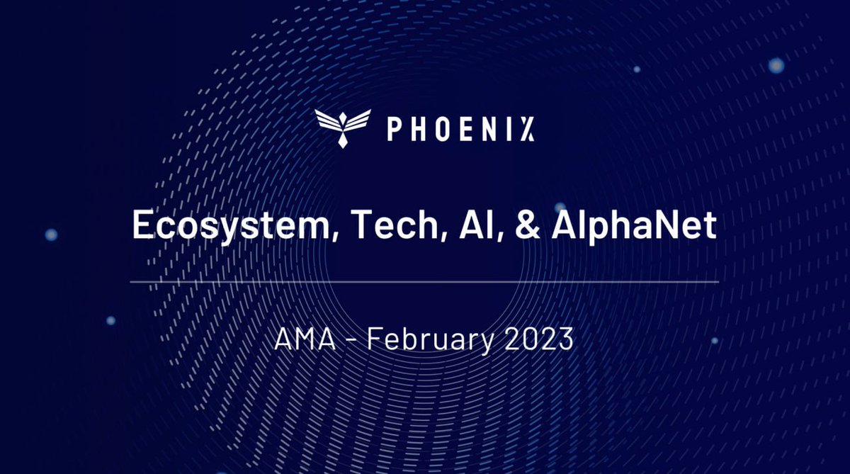 Phoenix | Next Generation Web3 Data & AI on Twitter: "We've published our answers to your AMA ...