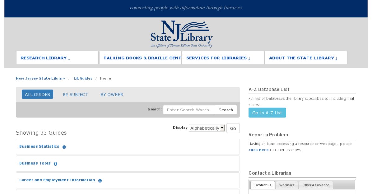 NJ State Library on Twitter: "Want to do some research but don't know where to start? Check out ...