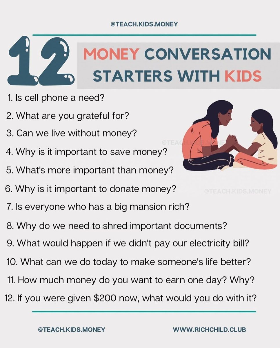 If you want to teach your kids how money works, discuss the topics in ...