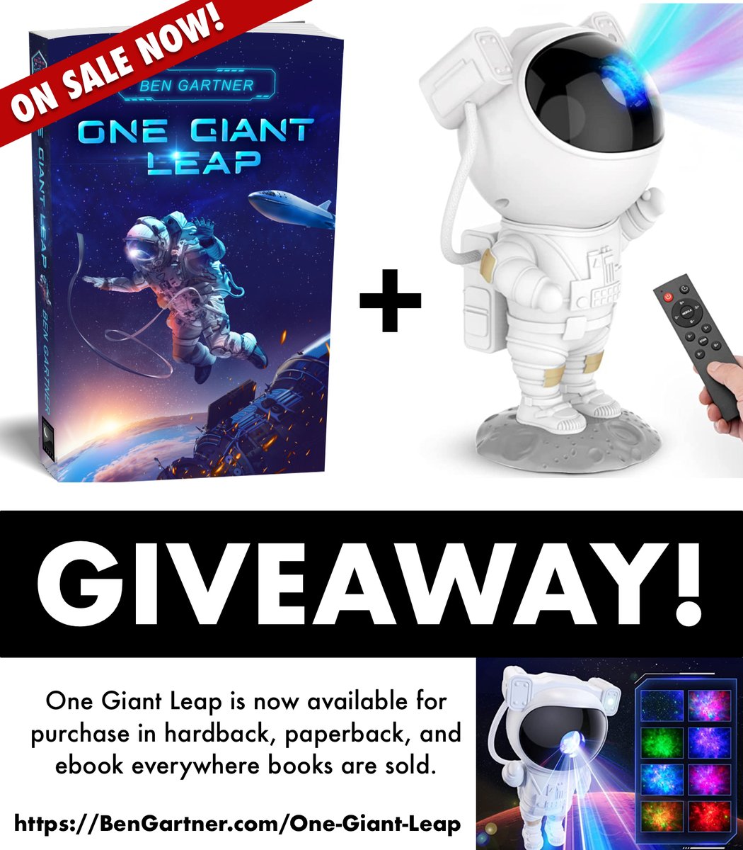 Ben Gartner on Twitter: "🚨GIVEAWAY🚨 ONE GIANT LEAP is available everywhere! 🥳 Enter to win a ...