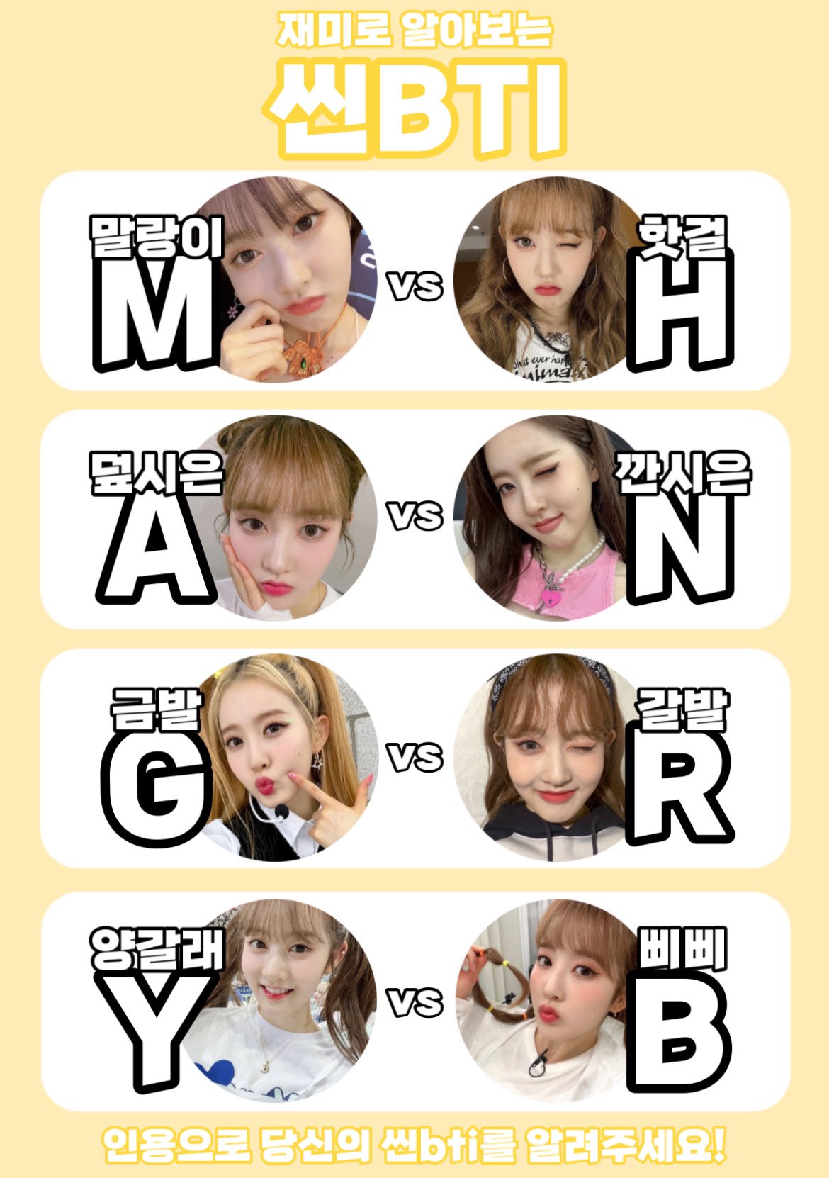 코냥🧸 on Twitter: "재미로 알아보는 씬bti ꯁ.̮ꯁ 인용으로 본인의 씬bti를 공유해주세요! #씬bti https://t.co/eKT9L3hP9p" / Twitter