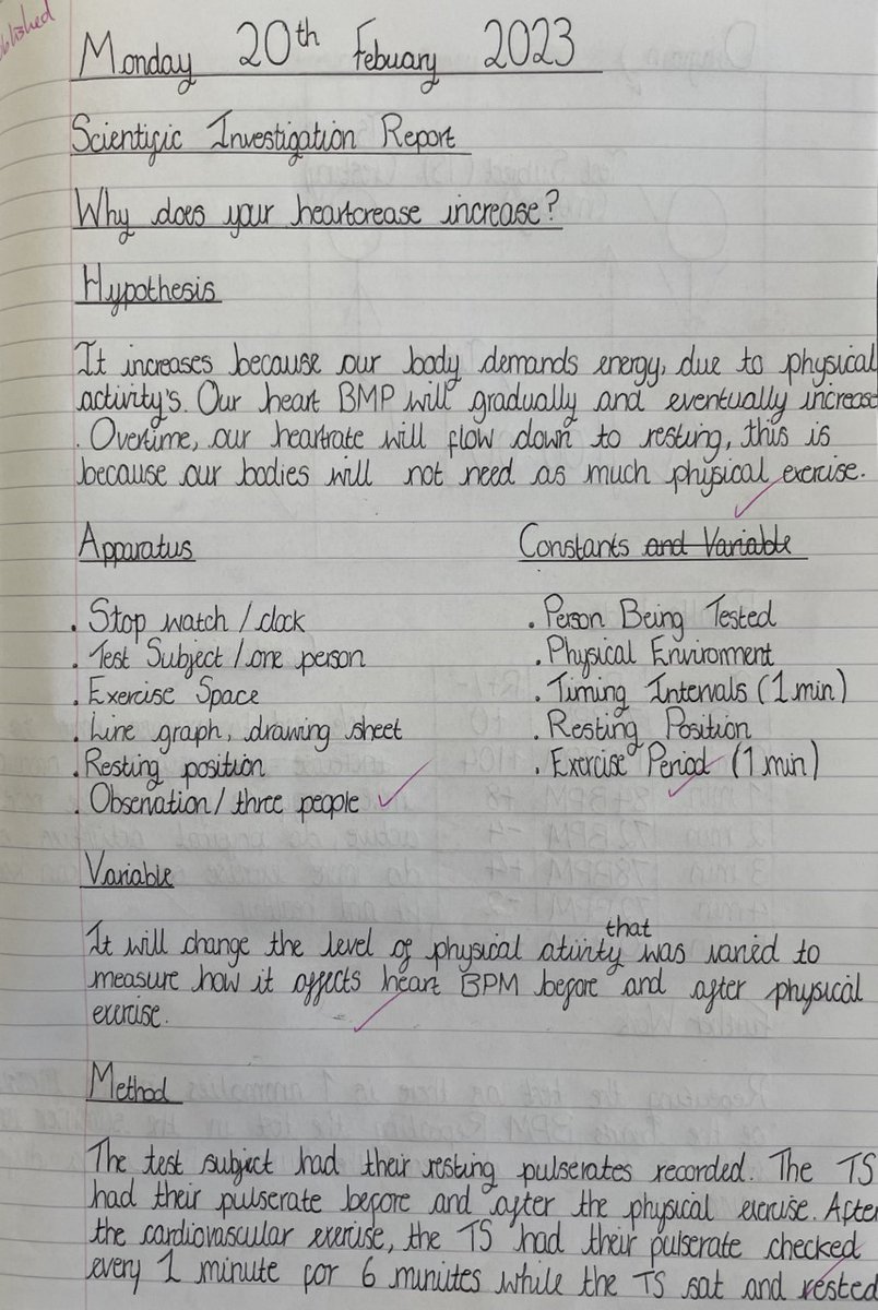 Old Bank Academy on Twitter: "Year 6 Science - Investigation Write Up ...