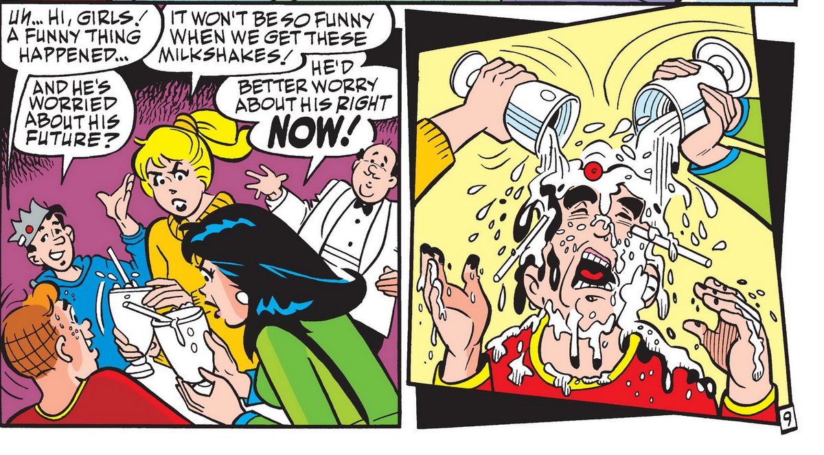 Justin Decloux on Twitter: "I have found one of the most disturbing ARCHIE comic book panels."