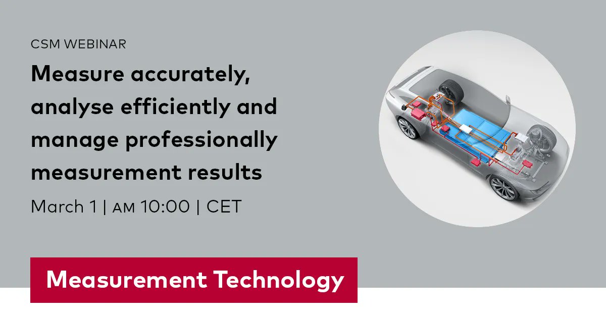 VECTOR on Twitter: "Measurement technology in #eMobility: Accurately measure, efficiently ...
