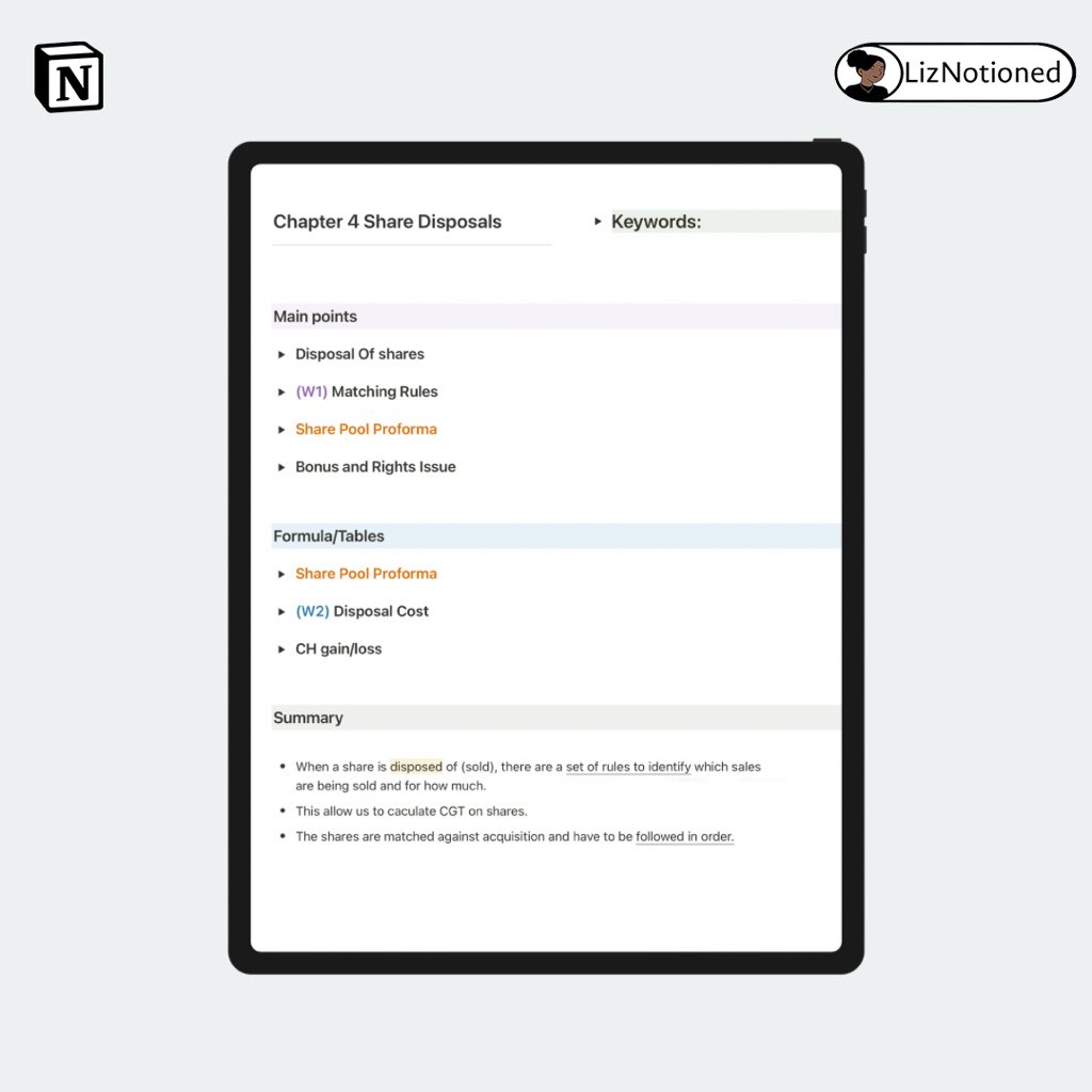 Liz The Notioner on Twitter: "Here’s how I get ready for an exam using @NotionHQ! I made a ...