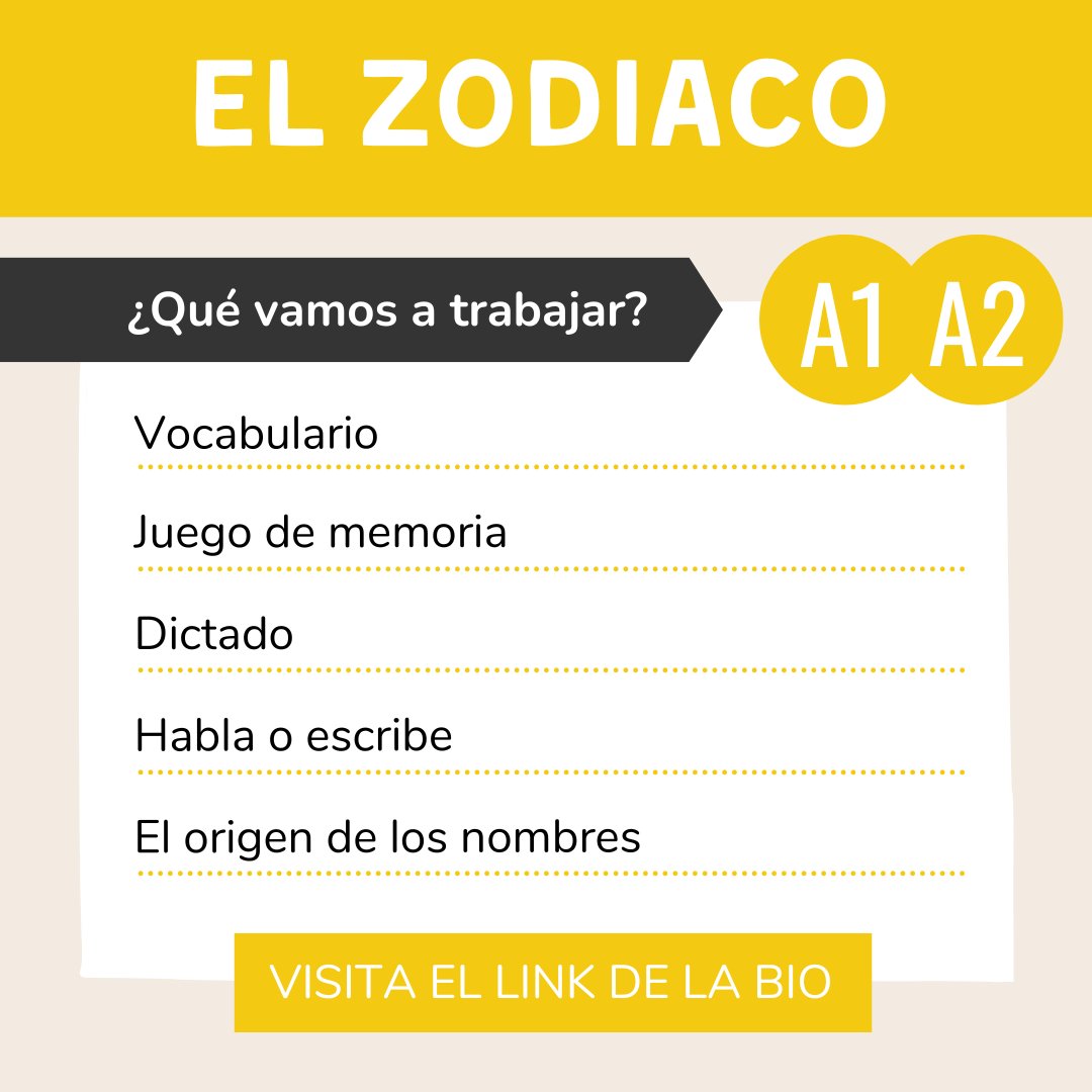 ProfeDeELE.es on Twitter: "📣 ¡Nuevo material! 🤗 Te presentamos esta nueva entrada en nuestra web ...