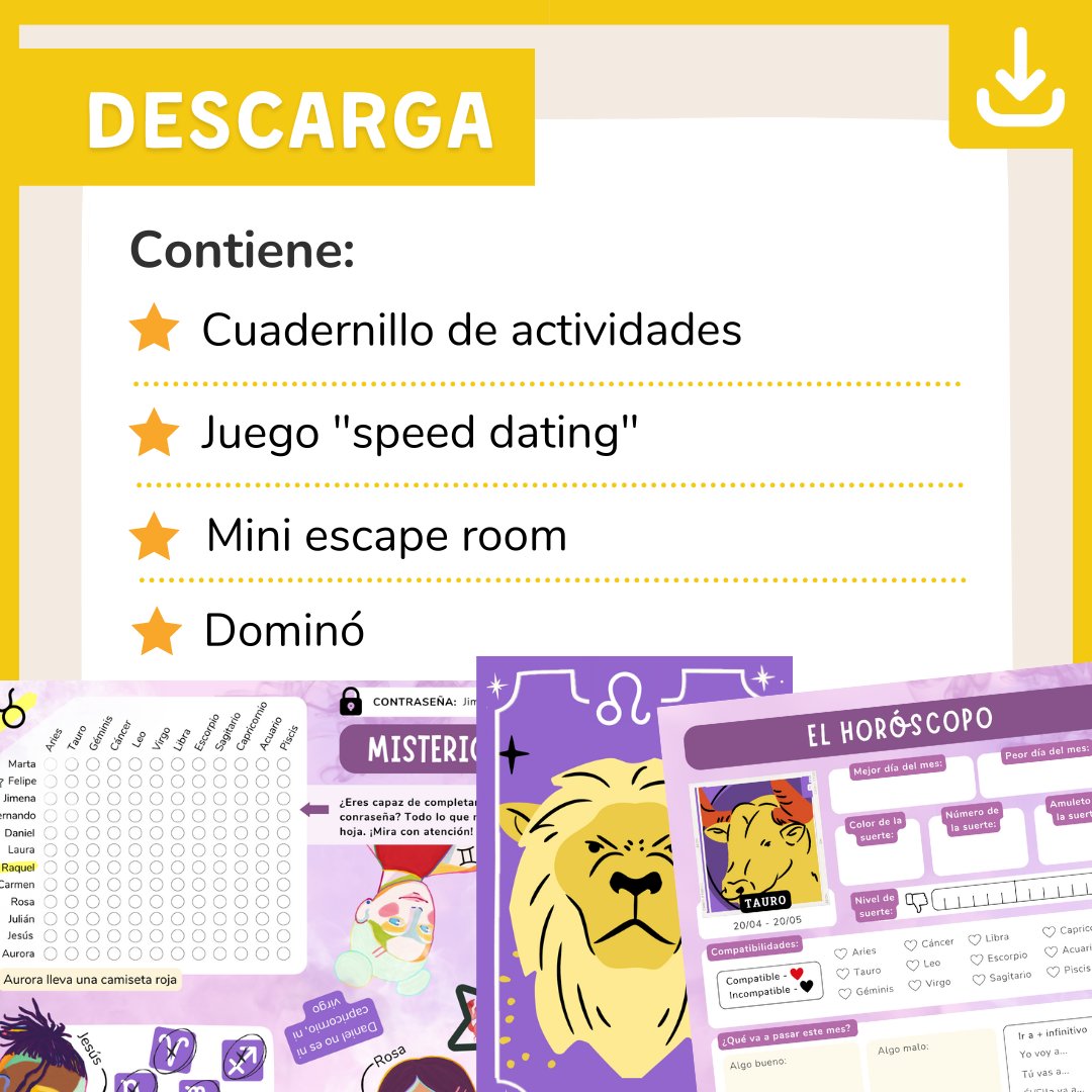 ProfeDeELE.es on Twitter: "📣 ¡Nuevo material! 🤗 Te presentamos esta nueva entrada en nuestra web ...