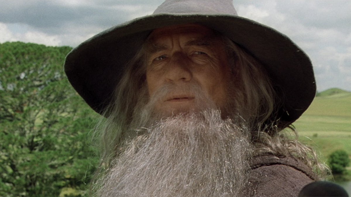 Now, how did Gandalf get a blowout in Middle Earth? Netflix @netflix
