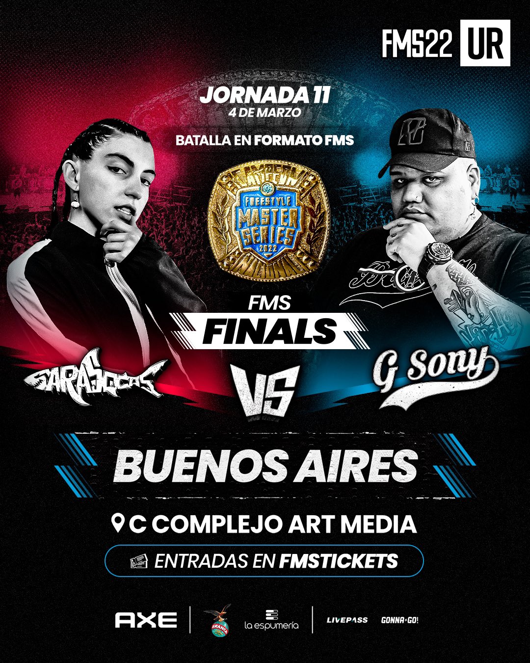 FMS Argentina 🇦🇷 on Twitter: "¡TRAIGAN PUERTASSSS! 💥 ¡SARA SOCAS 🆚 G SONY ES LA SÉPTIMA BATALLA ...