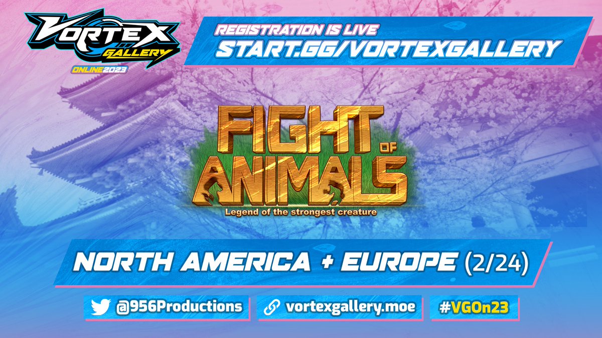 EPRとめ：YeSU on Twitter: "RT @shiburizu: The Fight of Animals Bracket at #VGOn23 is now live: http ...