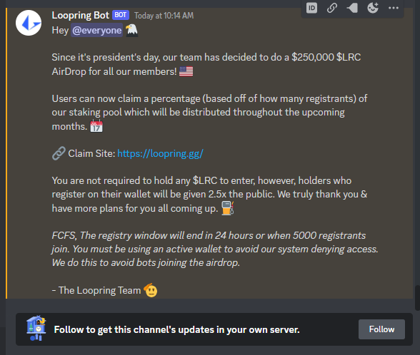 byron.loopring.eth (B.👾) on Twitter: "A Loopring team member appears to have been hacked or ...