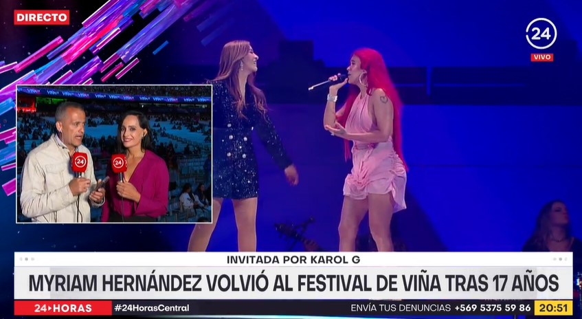 Tvn On Twitter Rt 24horastvn 🕊 Viña2023entvn Myriam Hernández