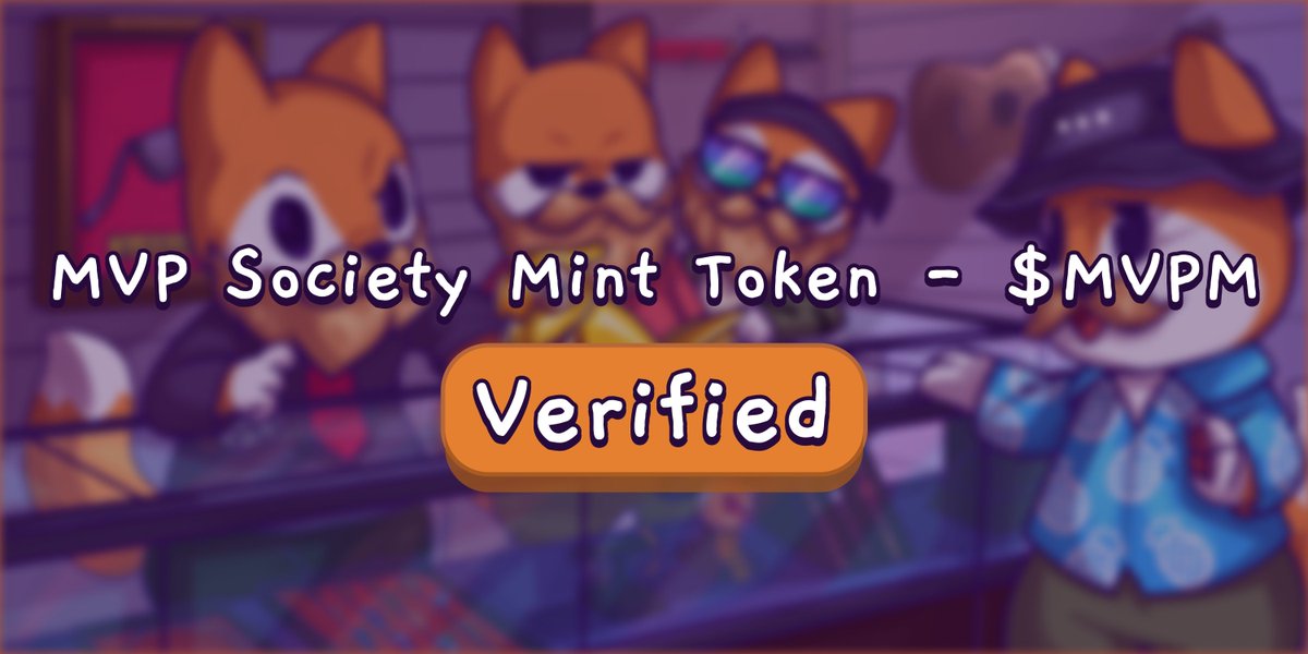 Famous Token Market on Twitter: "MVP Society Token (https://famousfoxes.com/tokenmarket ...