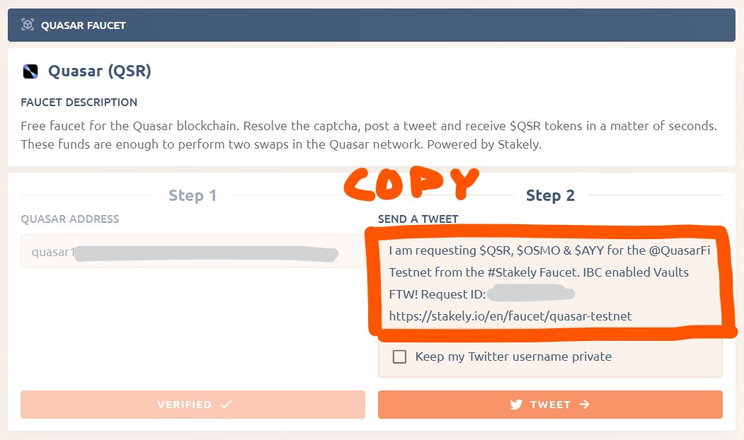 CryptoDuck.bnb 🔴 on Twitter: "2⃣ ขอ Faucet: กดปุ่ม Faucet ด้านบน - Link 1: http://Stakely.io ...
