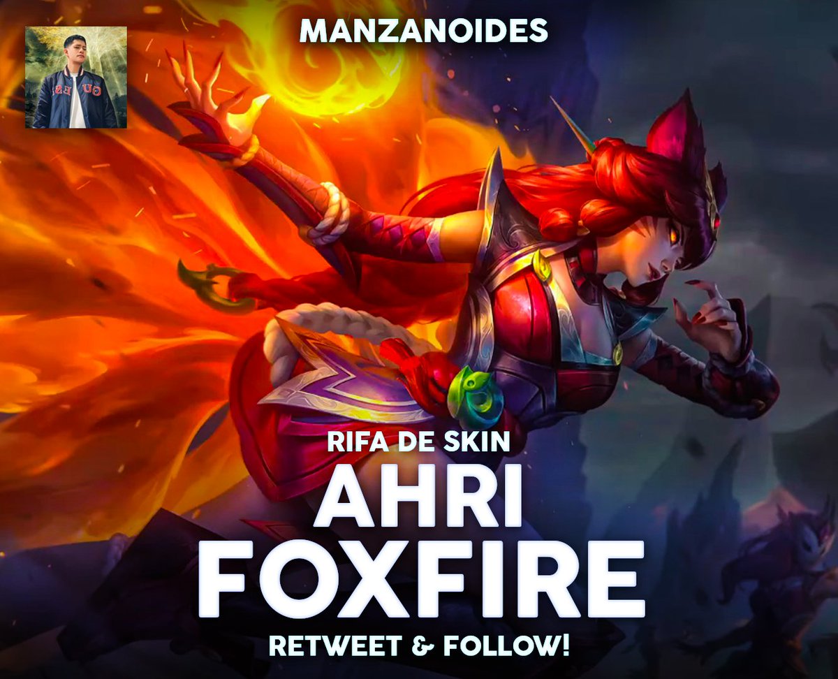 Sparky Torana🐯 on Twitter: "RT @Manzanoides: Que tal te caería una skincita de... 🔥AHRI FOXFIRE🔥 ...