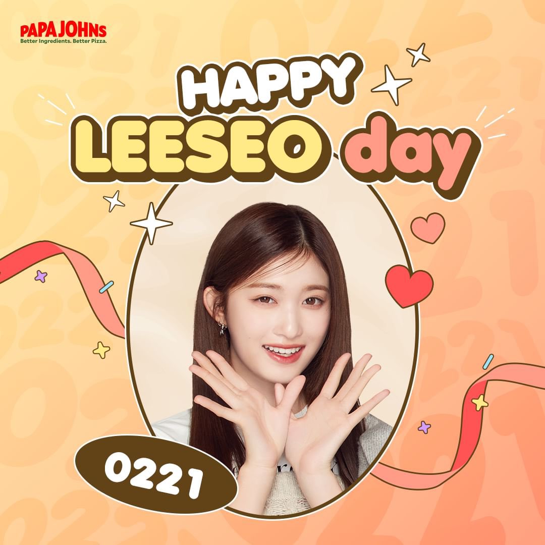 starship girls ️ on Twitter: "Even Papa John's Korea congratulated Hyunseo 🥹 "Today is the aegyo ...